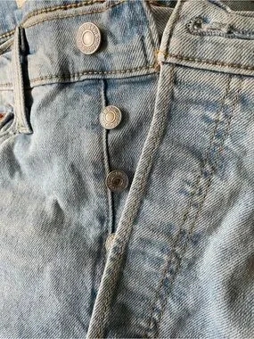 Levi's | Jeans | New Ribcage Button Fly Light Wash Straight Leg Womens ...
